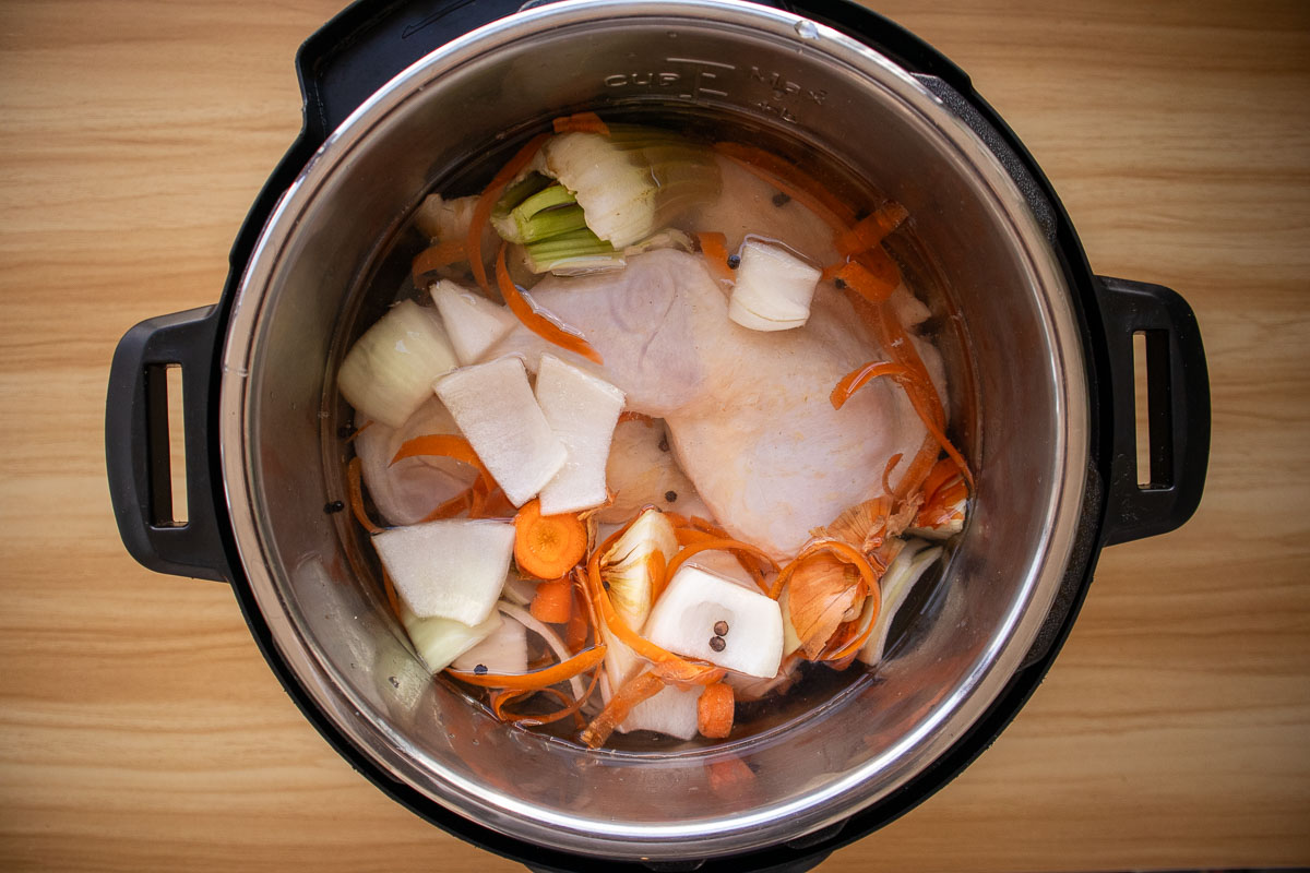 Pressure Cooker Chicken Noodle Soup - Soup & Sammie