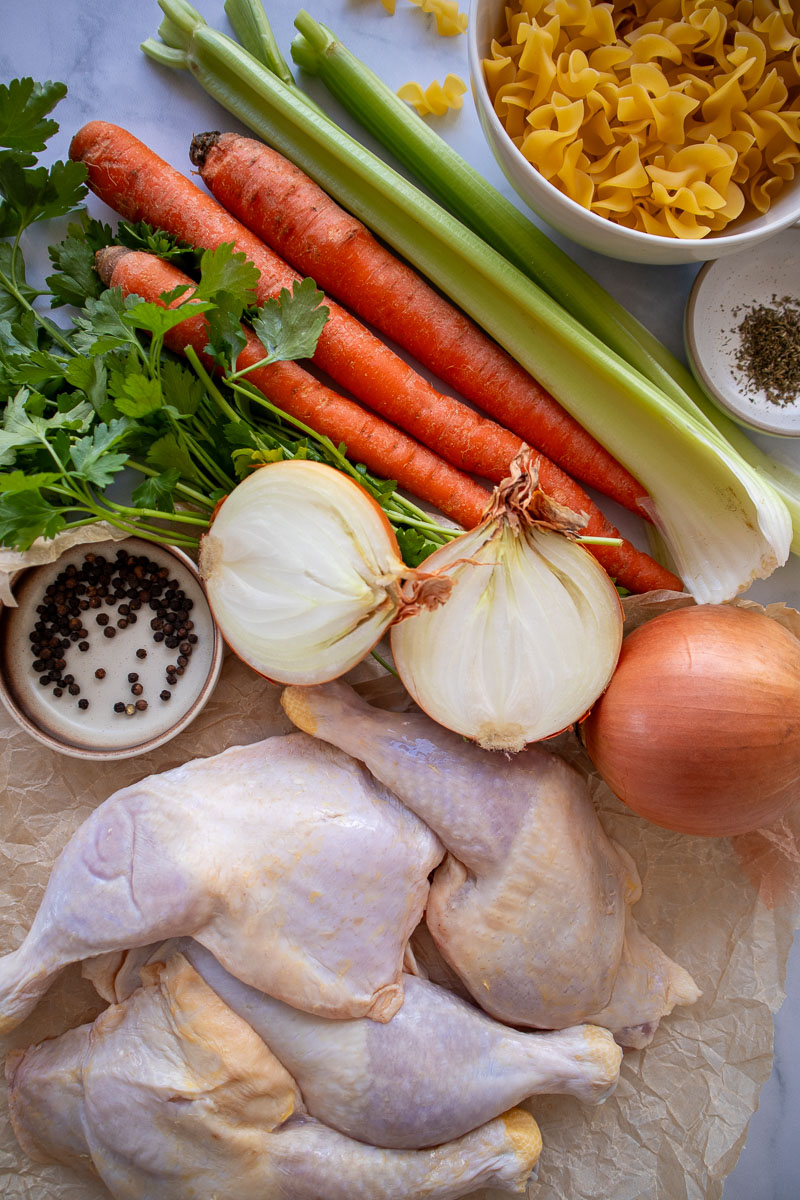 Pressure Cooker Chicken Noodle Soup - Soup & Sammie
